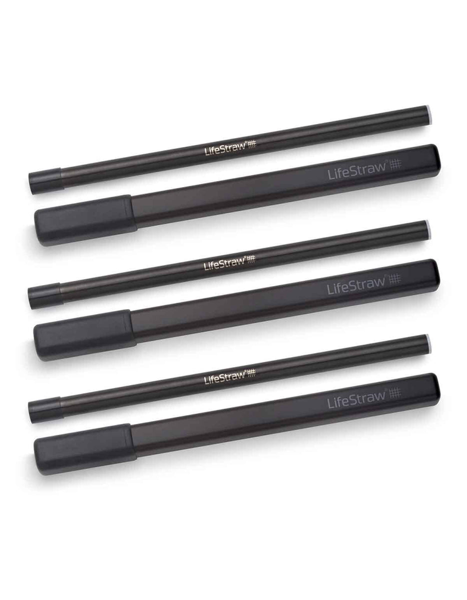 LifeStraw Sip 3-Pack - Reusable Steel Filter Straw with Carry Case ...